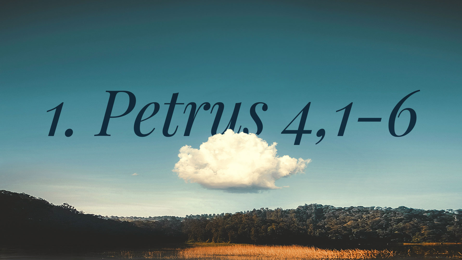 1. Petrus 4,1-6 I Warum leide ich als Christ? I Ralph Knoll ...